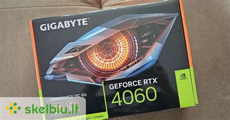 Nauja Gigabyte Rtx 4060 Oc 8gb Skelbiu Lt