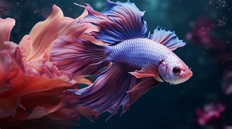 Hermosos peces exóticos de colores Foto Gratis