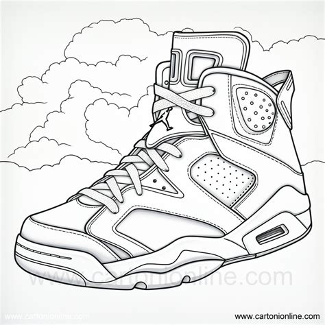Dibujos Para Colorear Zapatos Jordan By Dibujosparacolorear 52 OFF