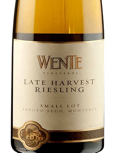 Wente Vineyards Late Harvest Riesling Small Lot Vivino Us