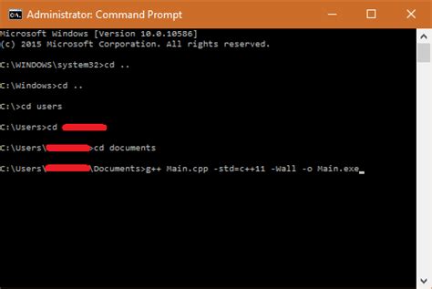 Windows 10 Compile C In Cmd Stack Overflow
