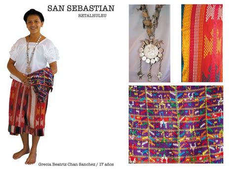 Traje típico de San Sebastián Retalhuleu Traje típico Ropa tipica de
