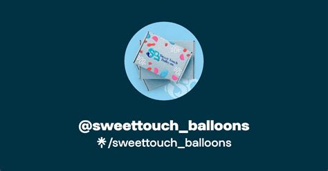Sweettouch Balloons Instagram Facebook TikTok Linktree