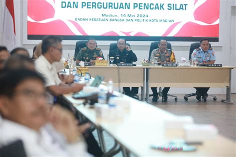 Rakor Forkopimda Bersama Perguruan Pencak Silat Pj Wali Kota Kita