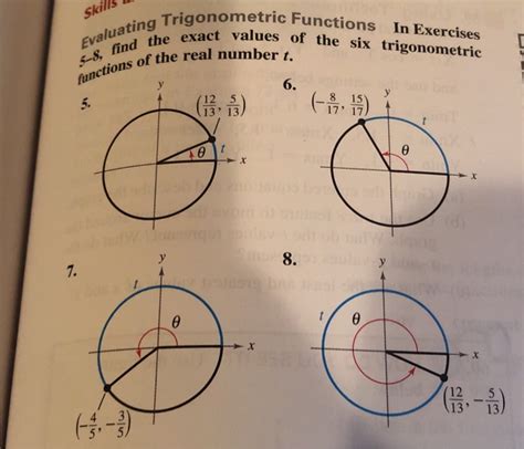 Solved Evaluating Trigonometric Functions In Exercises 5 8 Chegg