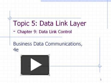 Ppt Topic Data Link Layer Chapter Data Link Control