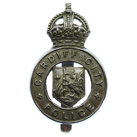 Cardiff City Police Cap Badge King S Crown