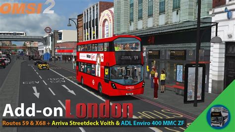 Omsi Addon London Live Route X Arriva Wright Streetdeck