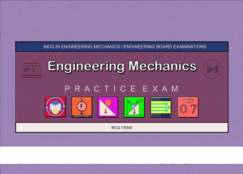 MCQ In Engineering Mechanics Part 7 Answers