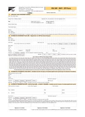 Fillable Online Pdc Sip Swp Stp Form Vision Solutions Fax