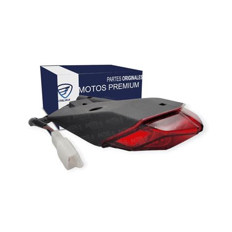 Calavera Trasera Dm Roja Motos Premium