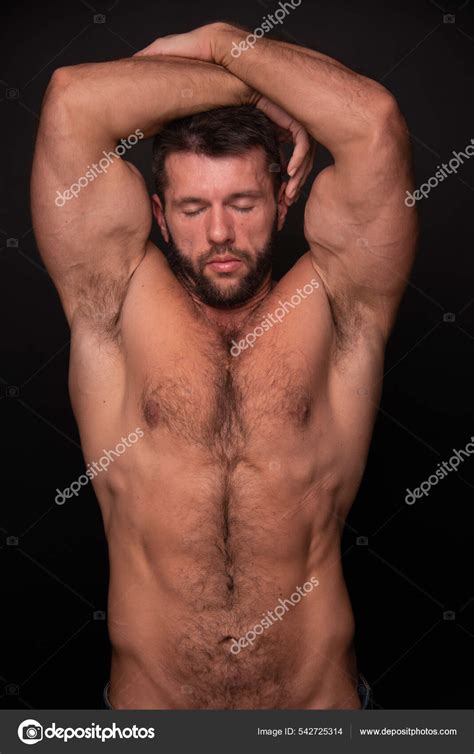 Fitness Male Model Studio Stock Photo By Vishstudio 542725314