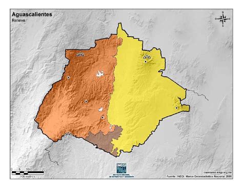 Mapa Para Imprimir De Aguascalientes Mapa Mudo De Monta As De