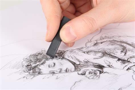 Charcoal Drawing Tutorial Step By Step Charcoal Portrait Easy Drawing