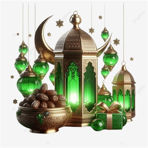 Elementos Islâmicos Do Ramadã E Conceito Eid Al Fitr 2024 Fundos Datas