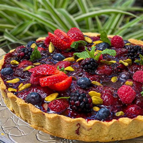 Torta De Pistache Frutas Vermelhas Receiteria
