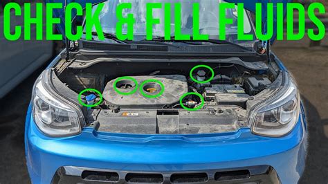 How To Check And Fill Fluids Complete Guide Kia Soul