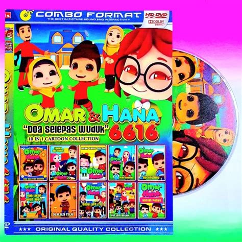 Jual KASET DVD OMAR DAN HANA KASET OMAR HANA TERBARU DVD ANAK2 CARTOON