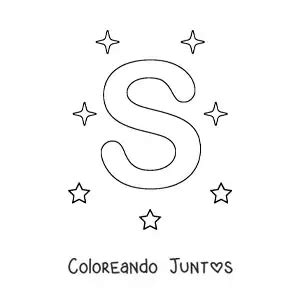 15 Dibujos De La Letra S Para Colorear Gratis Coloreando Juntos
