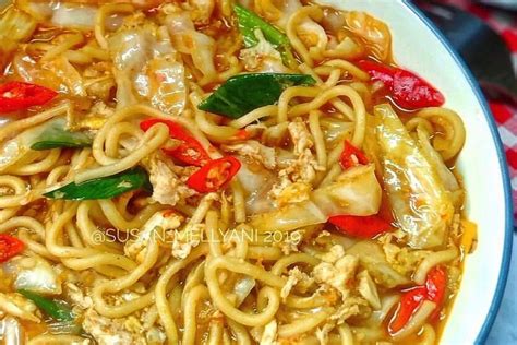 Resep Mie Tek Tek Rebus Cabai Rawit Pedesnya Bikin Kamu Melek Yuk