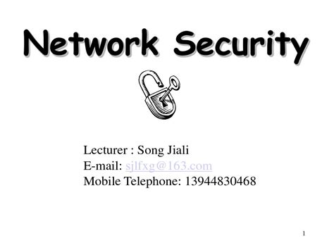 chapter1 introduction of network security word文档在线阅读与下载 无忧文档