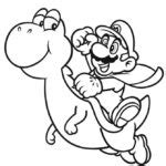 Yoshi Para Colorir