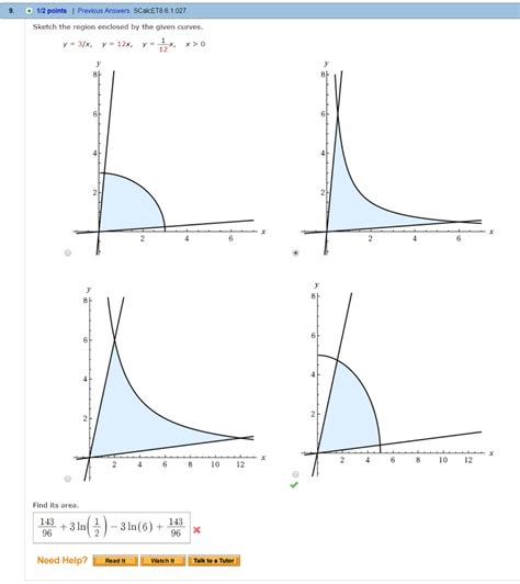 solved sketch the region enclosed by the given curves