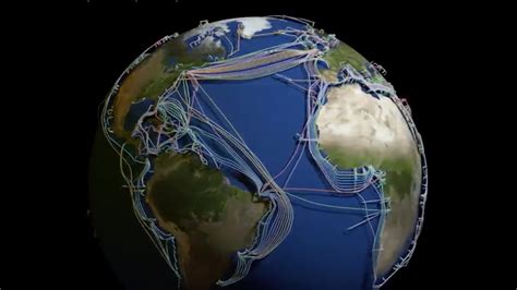 El Mapa 3D Que Muestra Los 436 Cables Submarinos Que Dotan De Internet