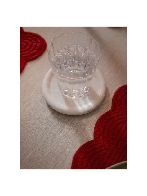 Dessous de plat en marbre Yael 4 pièces Westwing