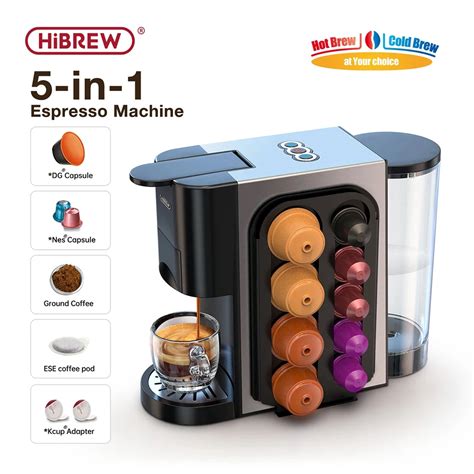 HiBREW Coffee Machine Cafetera Hot Cold 5in1 Multiple 19Bar Dolce Gusto