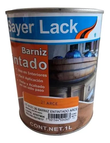 Barniz Entintado Arce Madera F Cil Aplicaci N Lt Mercadolibre