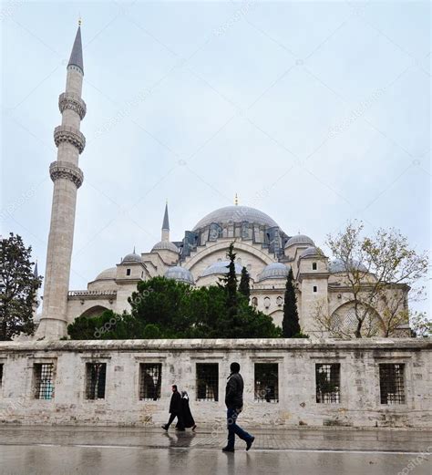 Estambul Turquía 23 de noviembre de 2014 La Mezquita Suleymaniye es