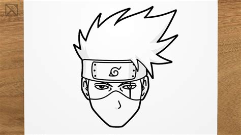 How To Draw KAKASHI Naruto Step By Step EASY YouTube