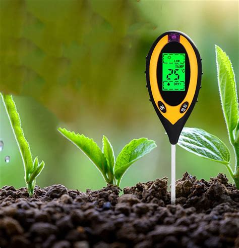 Mesure controle Testeur d acidité du sol 4 en 1 testeurs d humidité