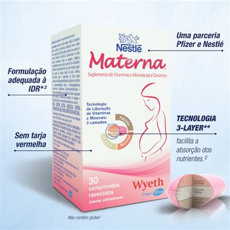 Kit Materna Nestl Comprimidos Suplemento P Gestante