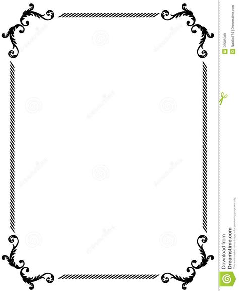 12 Fancy Page Border Designs Images Decorative Page Page Borders