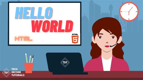 how to print hello world in html techdecode tutorials