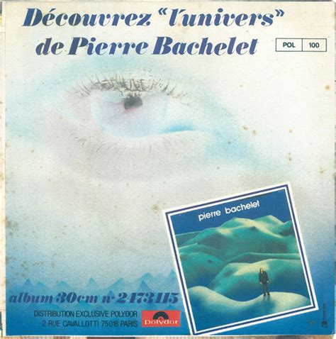 Pierre Bachelet Elle Est Dailleurs 45lik Plak Deform Müzik