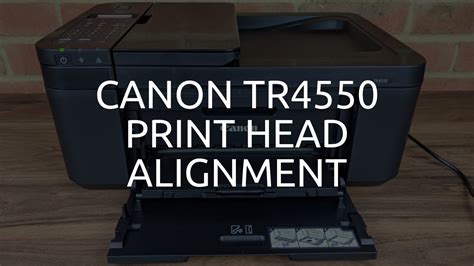 Canon TR4550 Print Head Alignment YouTube