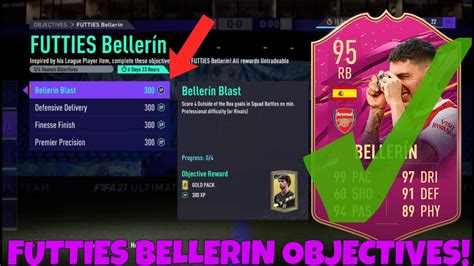 HOW TO COMPLETE HECTOR BELLERIN OBJECTIVES FAST 95 Rated Futties