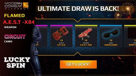 Flamed AEST X84 Got From Lucky Spin 2022 Modern Combat 5 Harber