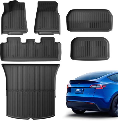 Amazon Proud Bird Tesla Model Y Floor Mats 2023 2021 5 Seater