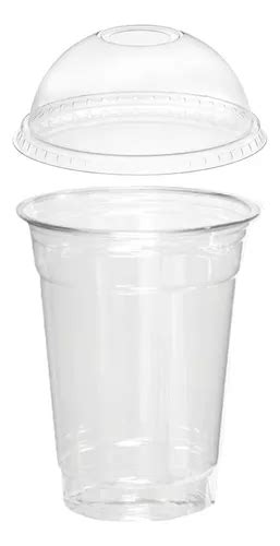 Vasos Pet 15 Oz Para Frappe Con Tapa Domo C 50pz