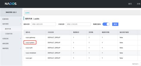 若依微服务springcloud版—基于nacos feign实现服务调用和负载均衡 nacos feign 负载均衡 csdn博客