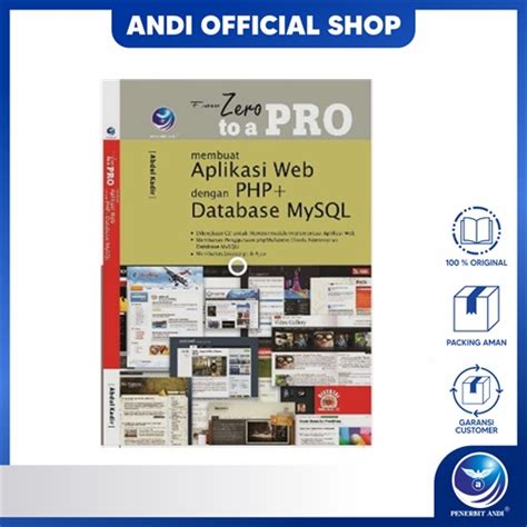 Jual Penerbit Andi From Zero To A Pro Membuat Aplikasi Web Dengan