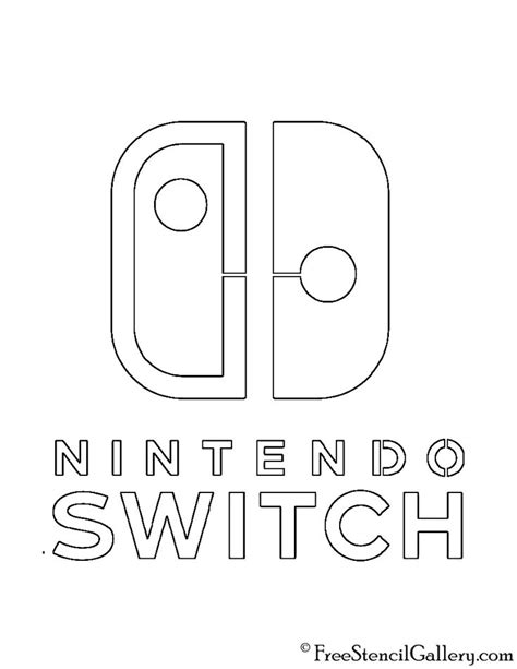 Ausmalbilder Ausmalen Nintendo Switch