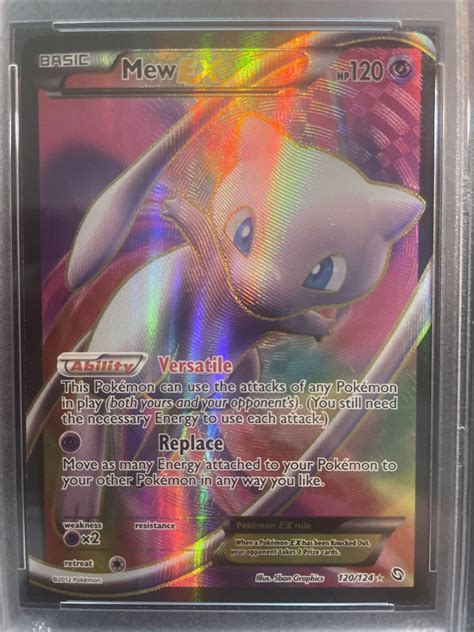 MEW EX Full Art 120 124 2012 Pokemon Dragons Exalted PSA 9 MINT EBay