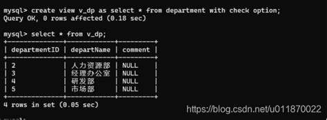 mysql学习与数据库综合实验（四）——视图实验 国开mysql数据库应用实验训练4创建视图与索引 csdn博客