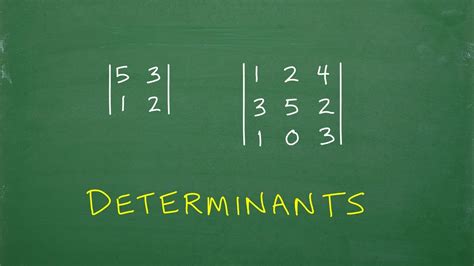Determinants Of X And X Matrices Big Difference Youtube