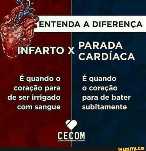 INFARTO É quando o coração para de ser irrigado sangue ENTENDA